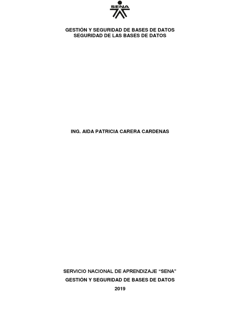 Seguridad BDS Patricia Cabrera | Descargar gratis PDF | Clave (criptografía) | La seguridad ...