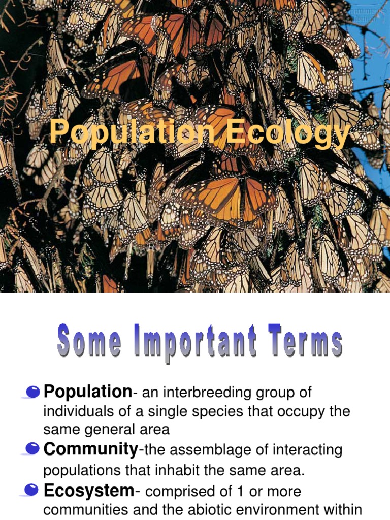 Population Ecology | PDF | Logistic Function | Ecology