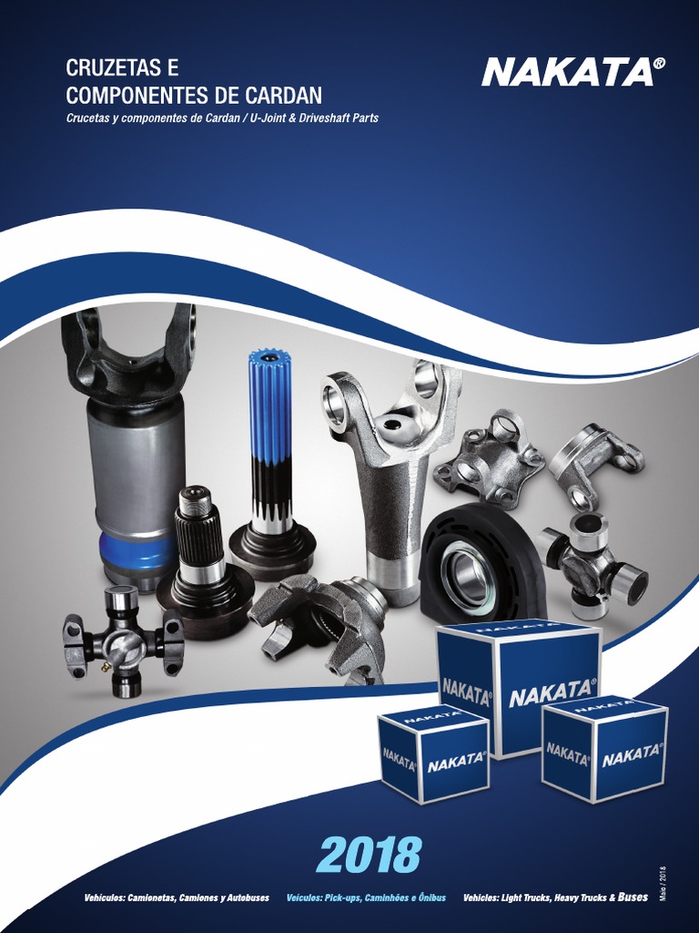 Nakata Catalogo Cruzetas e Componentes de Cardan 2019 | Download grátis ...