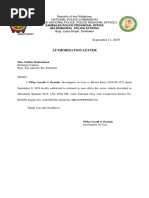 DTI Request Letter | PDF