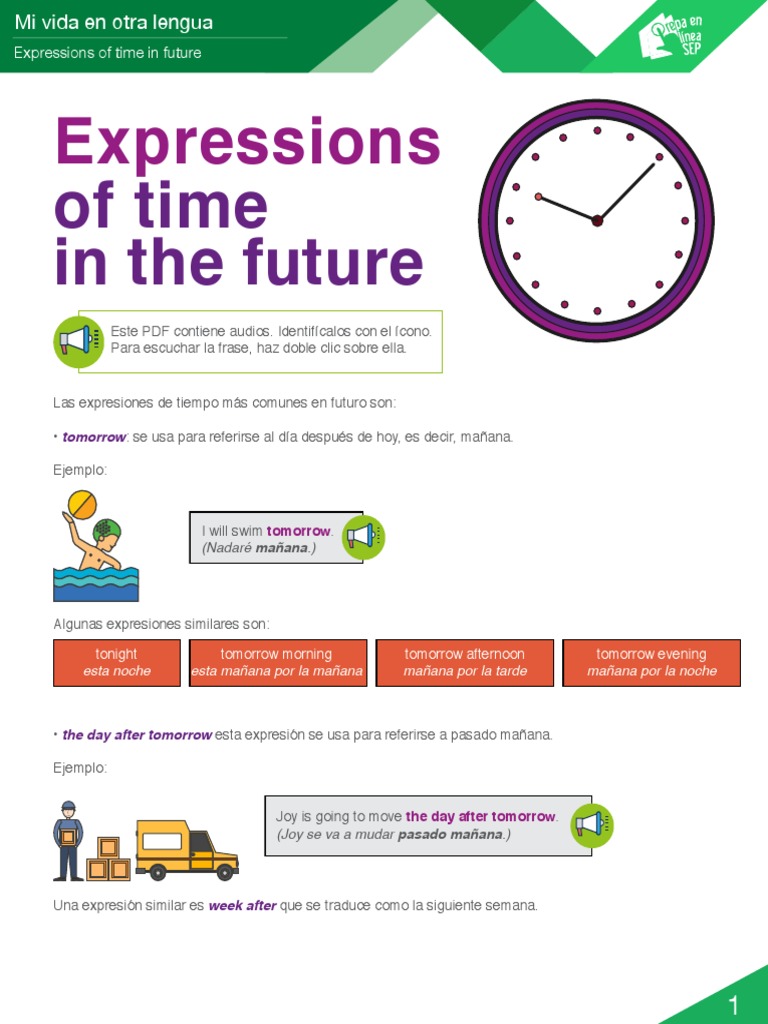 M - S3 - Expressions of Time in Future PDF | PDF