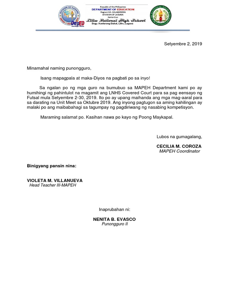 Letter Sample | PDF