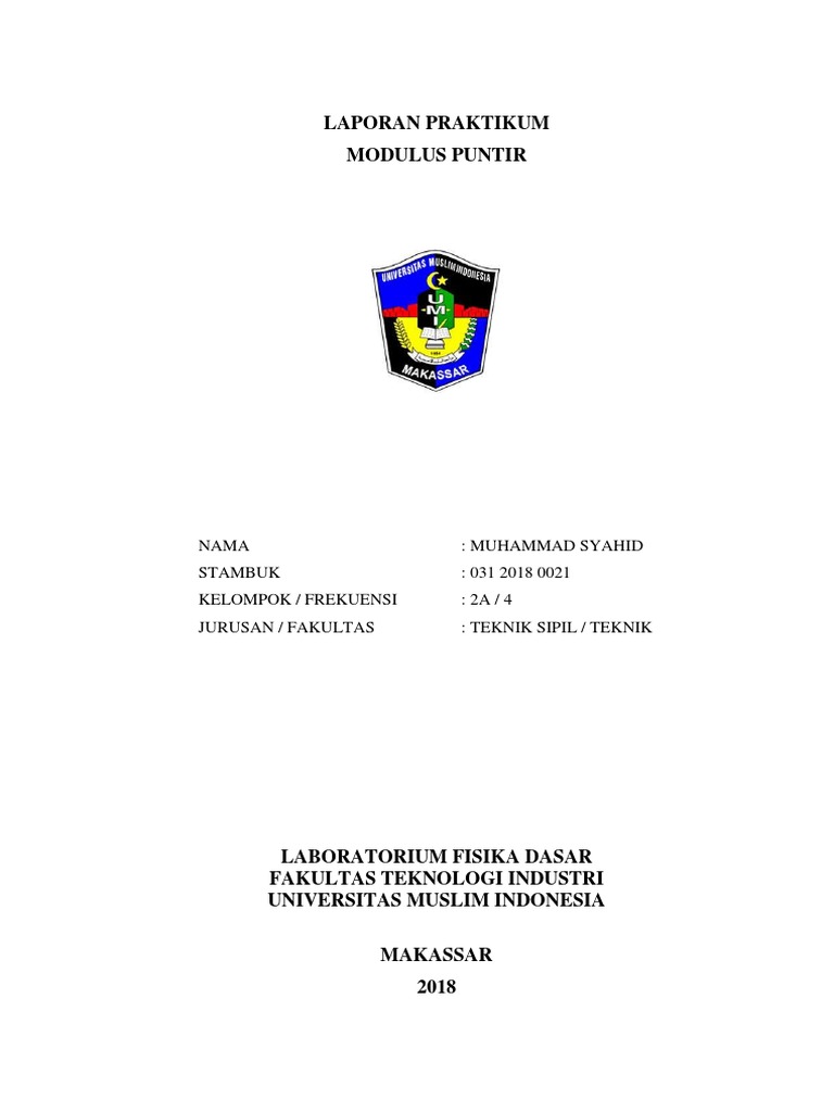 Modulus Puntir | PDF