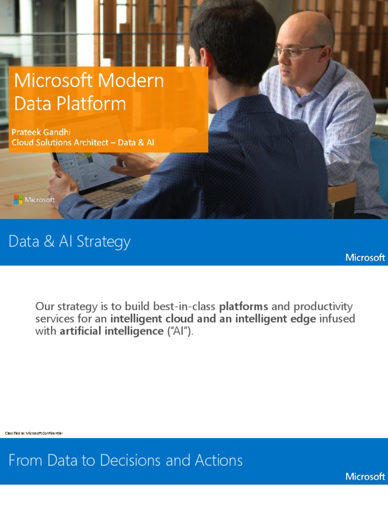 Microsoft Modern Data Estate | PDF | Microsoft Azure | Apache Spark