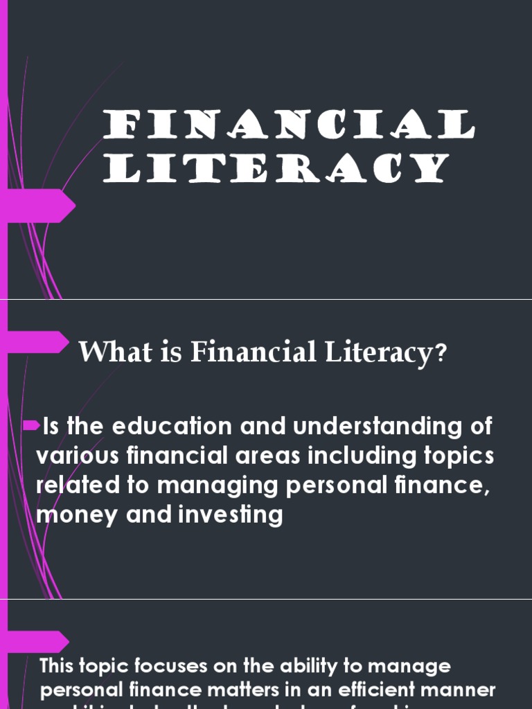 Financial Literacy | PDF | Bonds (Finance) | Mutual Funds