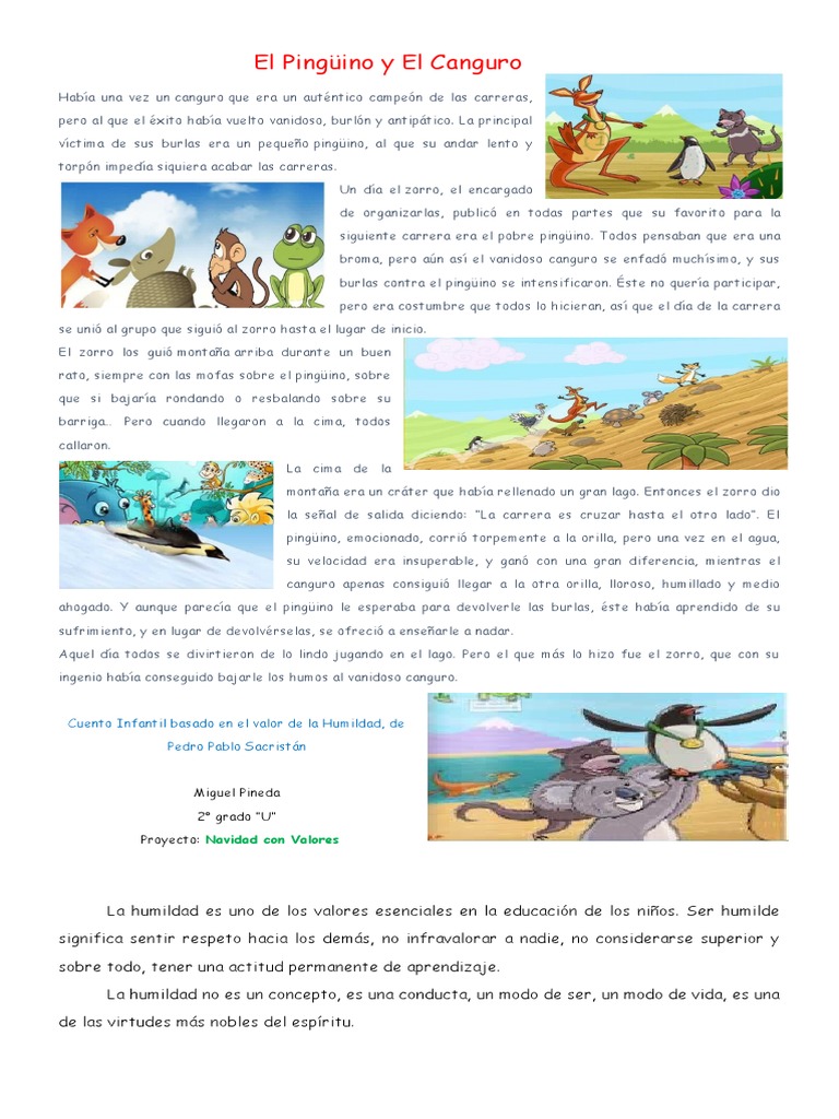 El Pingüino y El Canguro | PDF