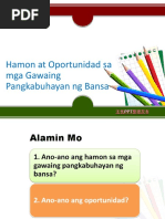 AP4 Q2 Mod5 Hamon at Oportunidad Gawaing Pangkabuhayan NG Bansa v3 | PDF