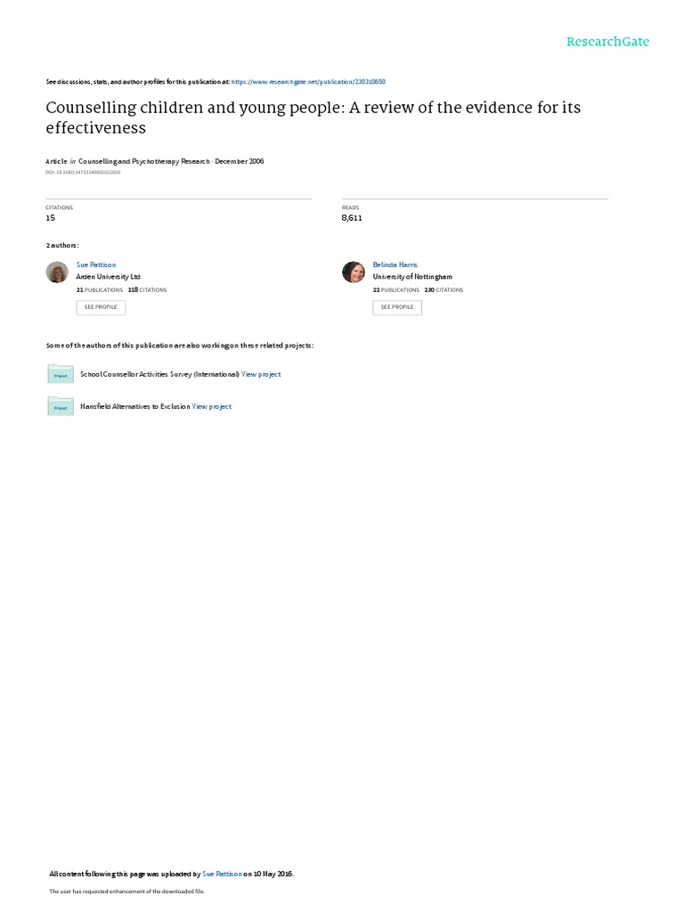 Sue Pattison Belinda Harris AER2006 Article | PDF | Cognitive ...