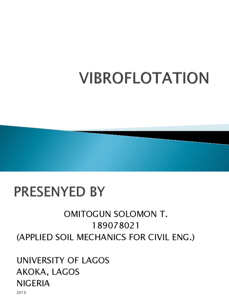 VIBROFLOTATION | PDF | Soil | Natural Materials