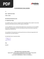 TCS Experience Letter | PDF