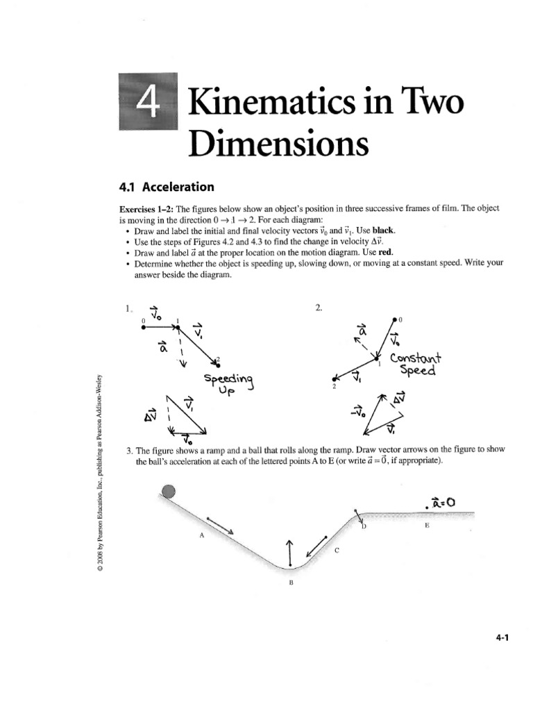 Kinematics in 2D PDF | PDF