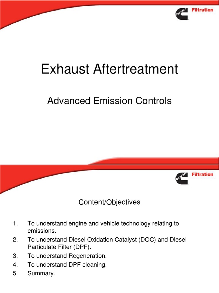 After Treatment Training | PDF | Exhaust Gas | Chemical Substances