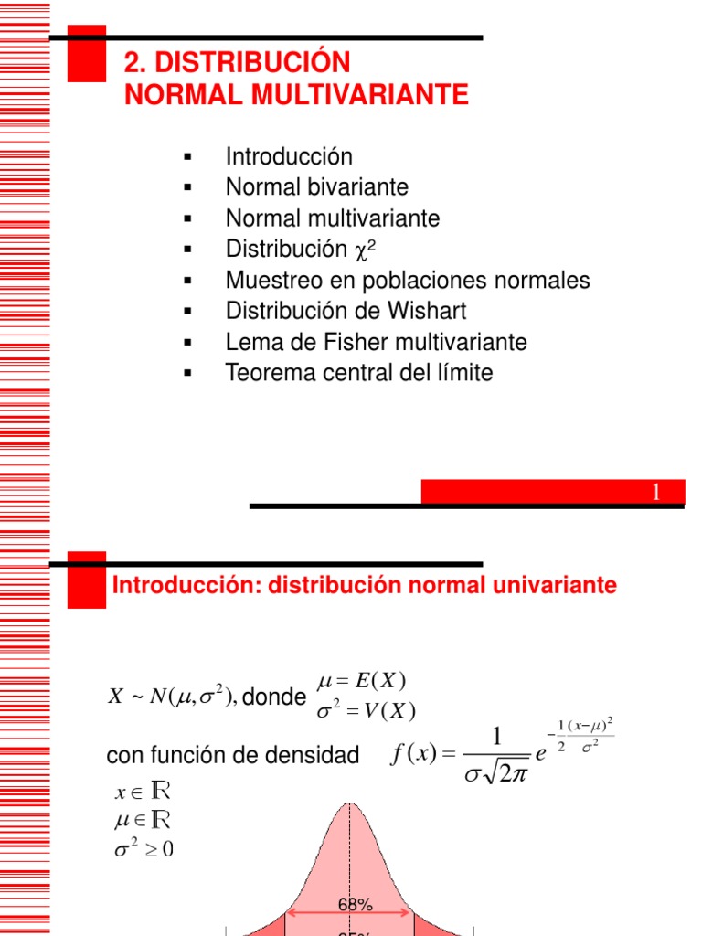 2 Normal Multivariante | PDF | Distribución normal | Teorías cientificas