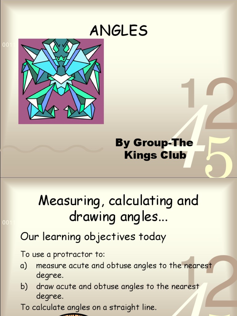 Using A Protractor Pdf Angle Scientific Observation