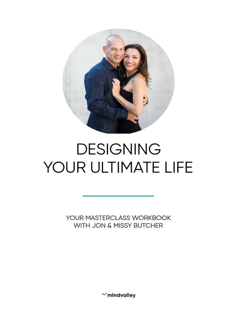 Designing Your Ultimate Life - Masterclass Workbook (Editable PDF ...