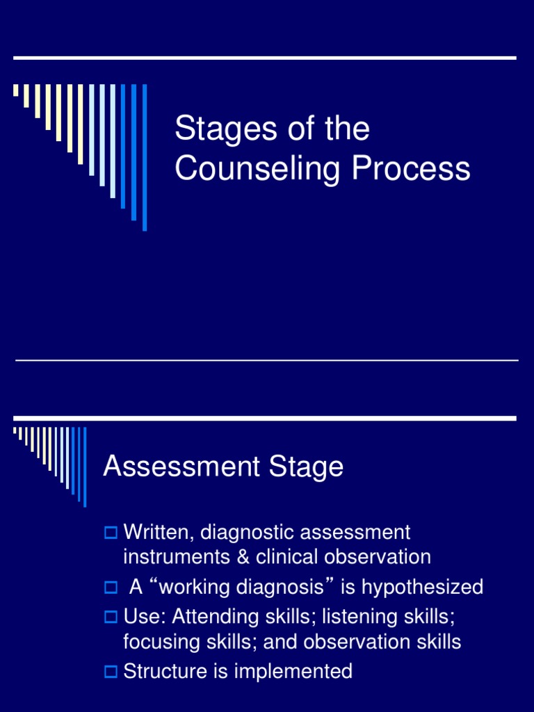 Stages of The Counseling Process | PDF | Empathy | Psychotherapy