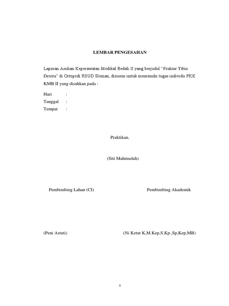 LP Fraktur Tibia | PDF