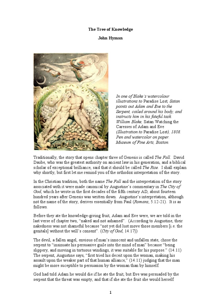 Tree of Knowledge | Adam And Eve | Serpents In The Bible