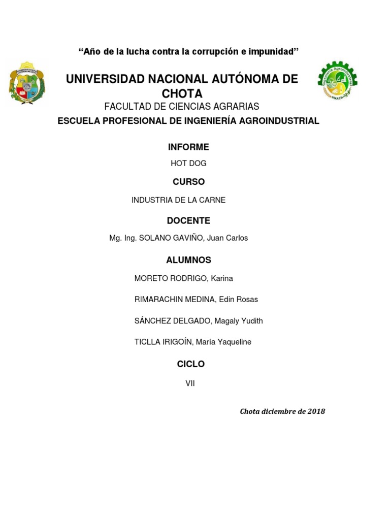 Hot Dog | PDF | Pancho | Carne