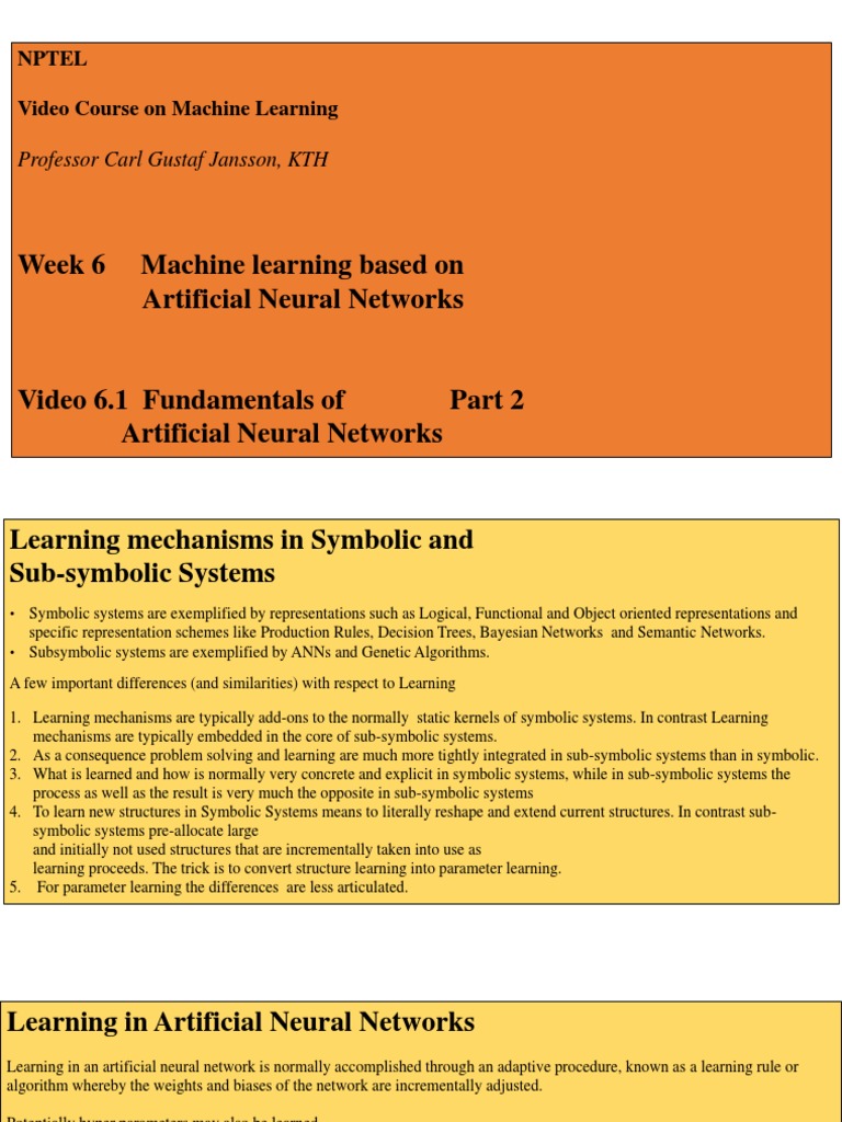 6.1-Fundamentals of Artificial Neural Networks | PDF | Gradient | Artificial Intelligence