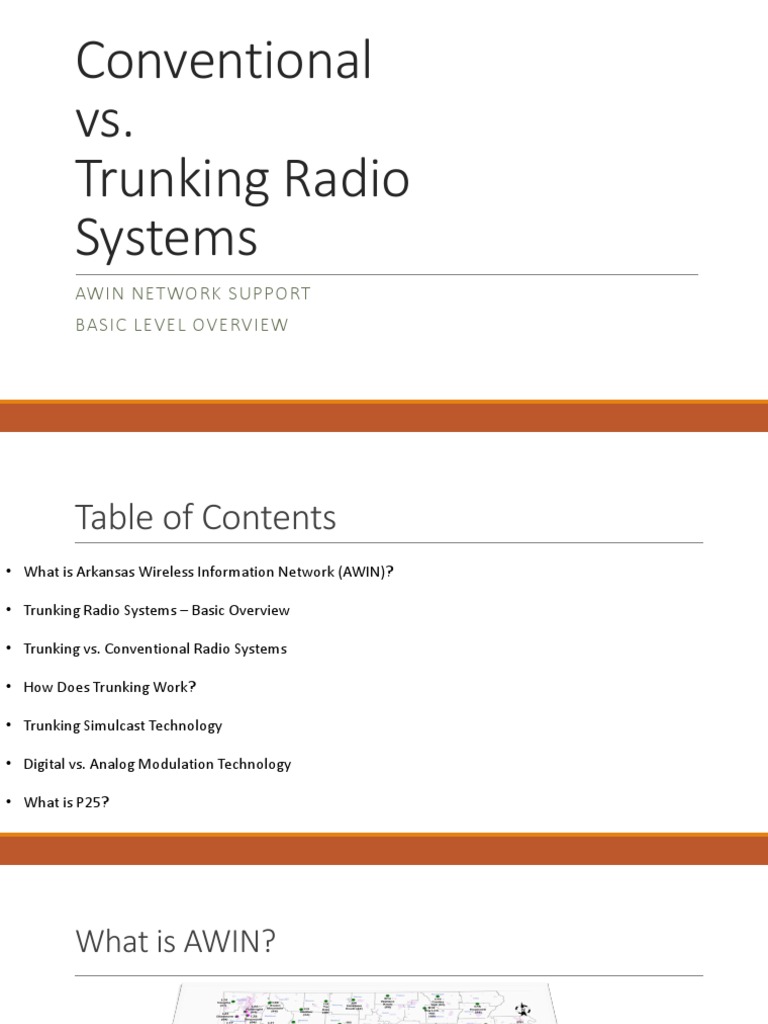 Conventional vs. Trunking Training V 1.3 | PDF | Radio | Broadcast ...