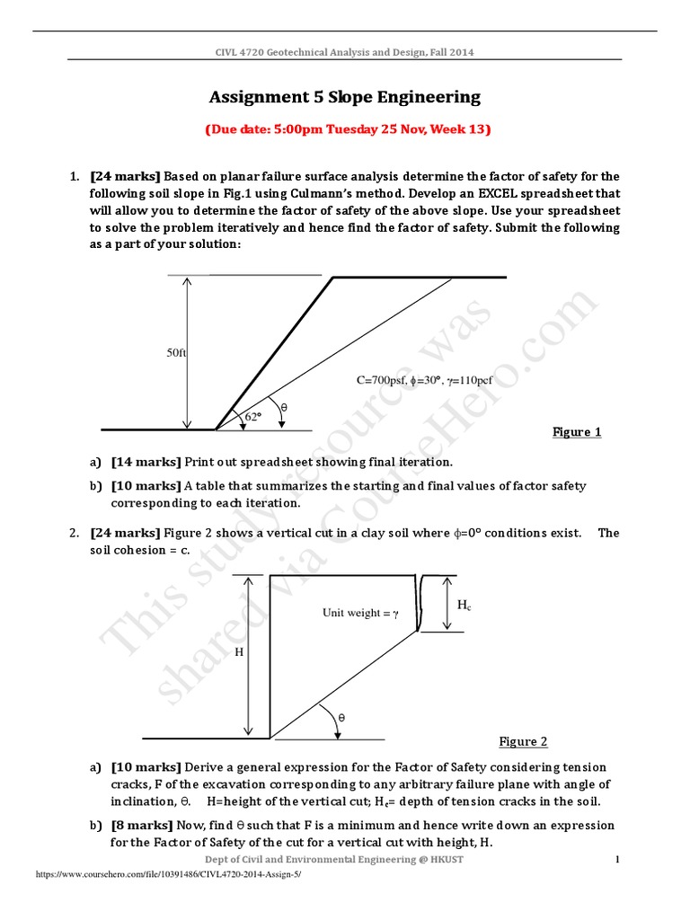 Analyzing Slope Stability and Excavation Safety Through Limit ...