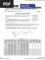 Internal ACME Thread General Purpose Size Chart | PDF | Cutting Tools ...