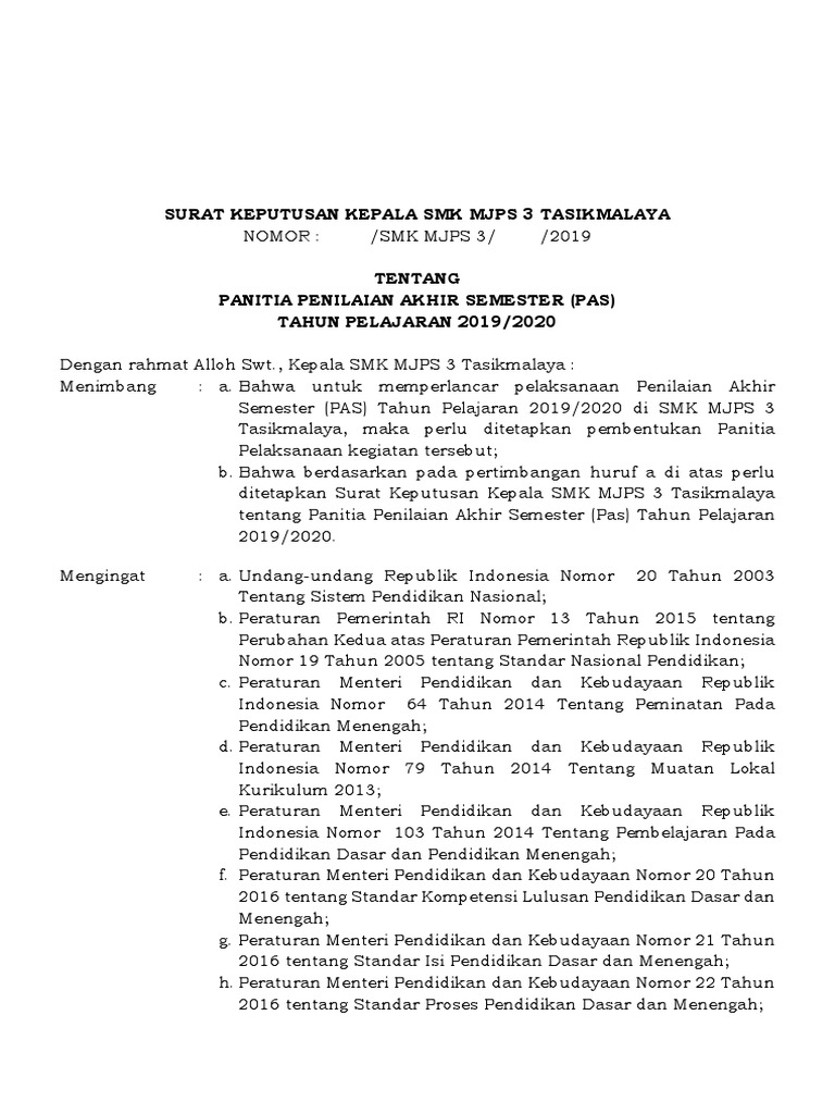 SK Pas 2019-2020 | PDF