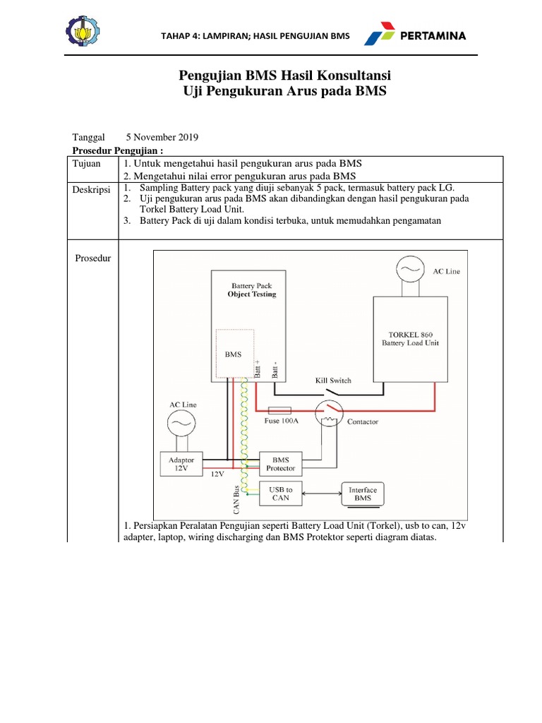 Sop & Rekap Pengujian BMS Kalibrasi Arus | PDF