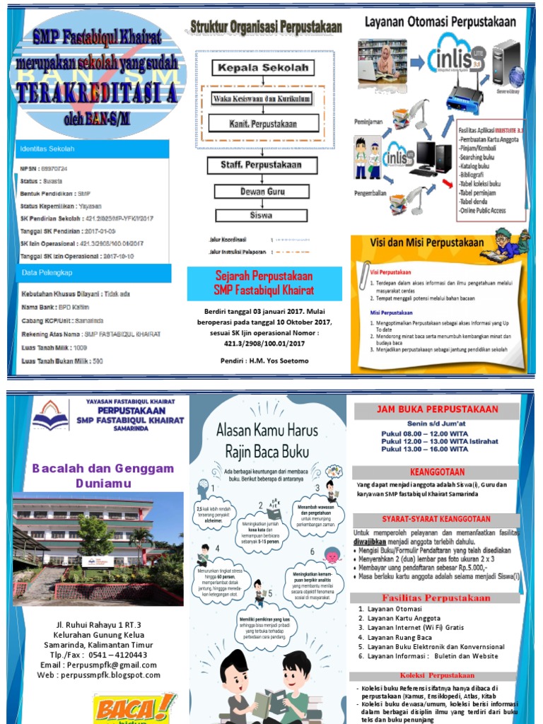 Brosur Perpustakaan | PDF