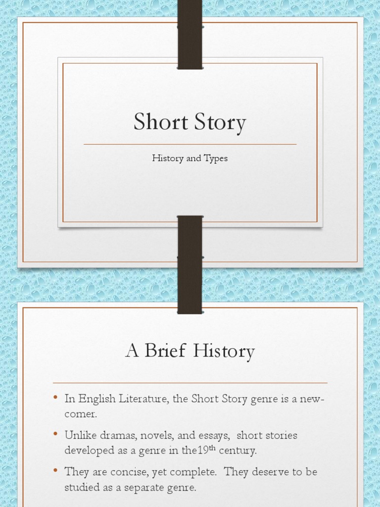 History and Elements of Short Stories | PDF | Narration | Plot (Narrative)