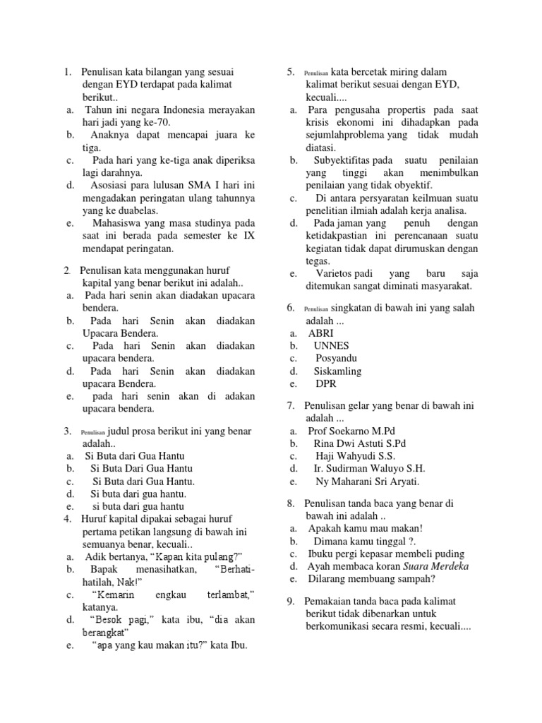 Kata Dasar dan Imbuhan dalam Bahasa Indonesia | PDF