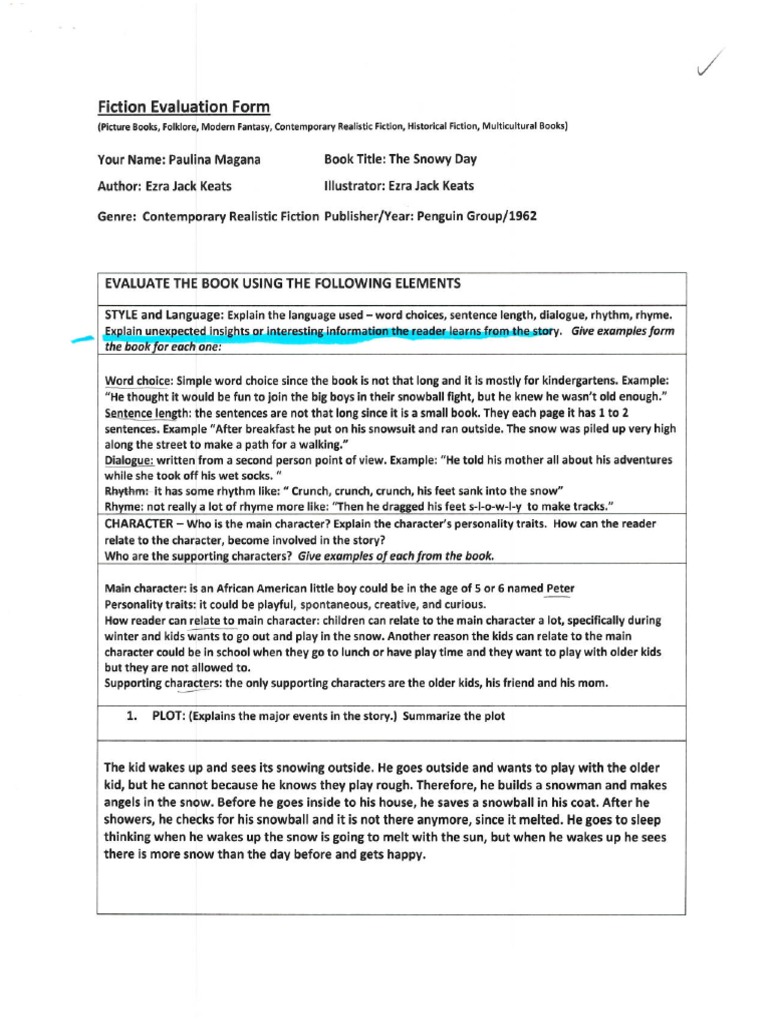 Contemporary Realistic Fiction | PDF