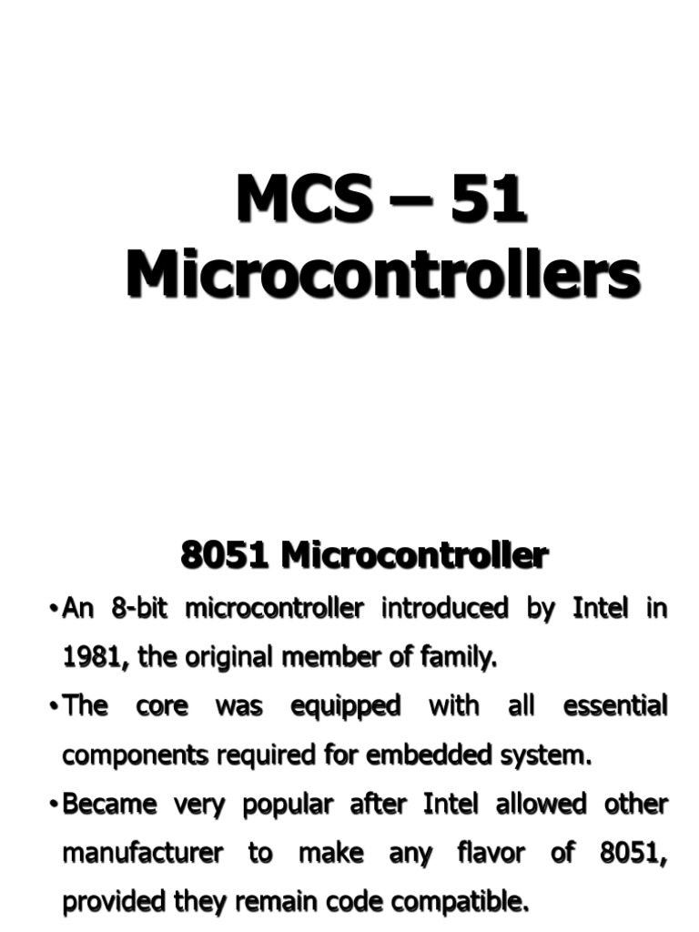 02 Introduction To Microcontrollers | PDF | Microcontroller | Read Only Memory