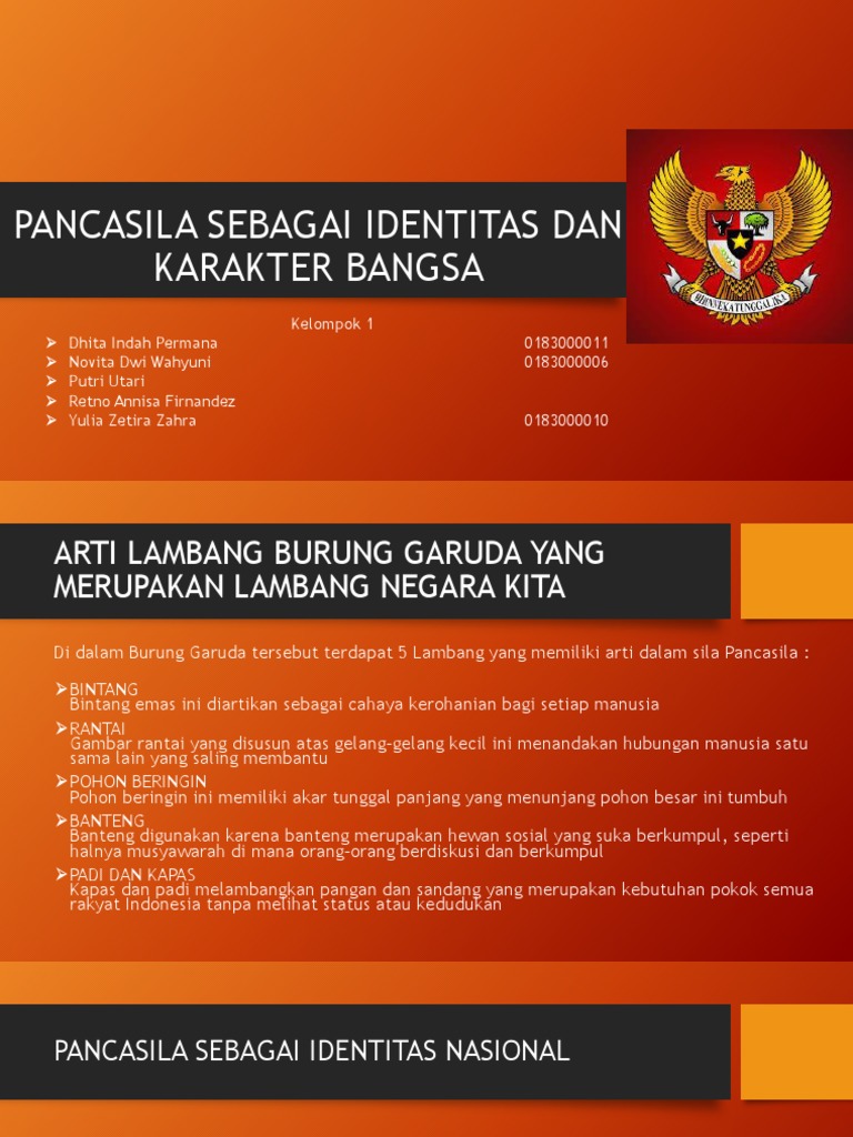 Pancasila: Identitas dan Karakter Bangsa | PDF