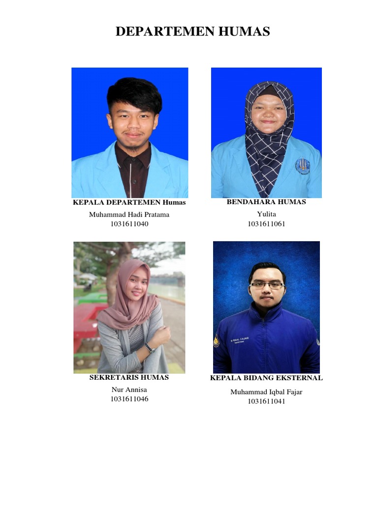 CV Departemen Humas | PDF