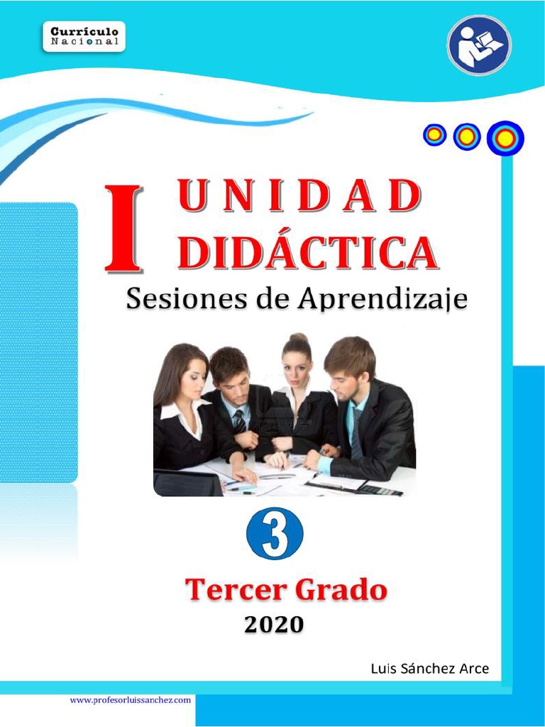 1ra Unidad Didactica-2020 - TERCER GRADO | PDF | Evaluación | Aprendizaje