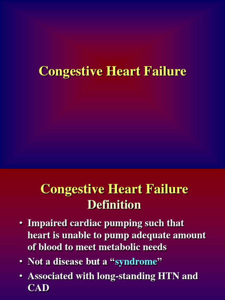 Congestive Heart Failure | PDF | Heart Failure | Heart