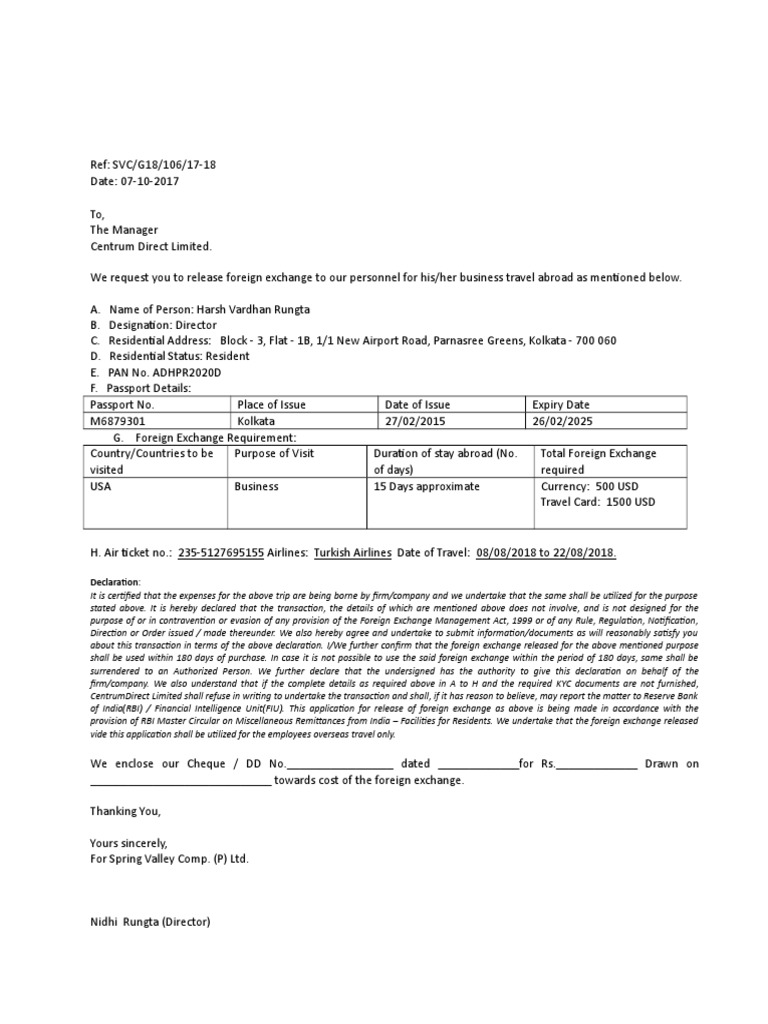 BT Letter | PDF | Foreign Exchange Market | Banking