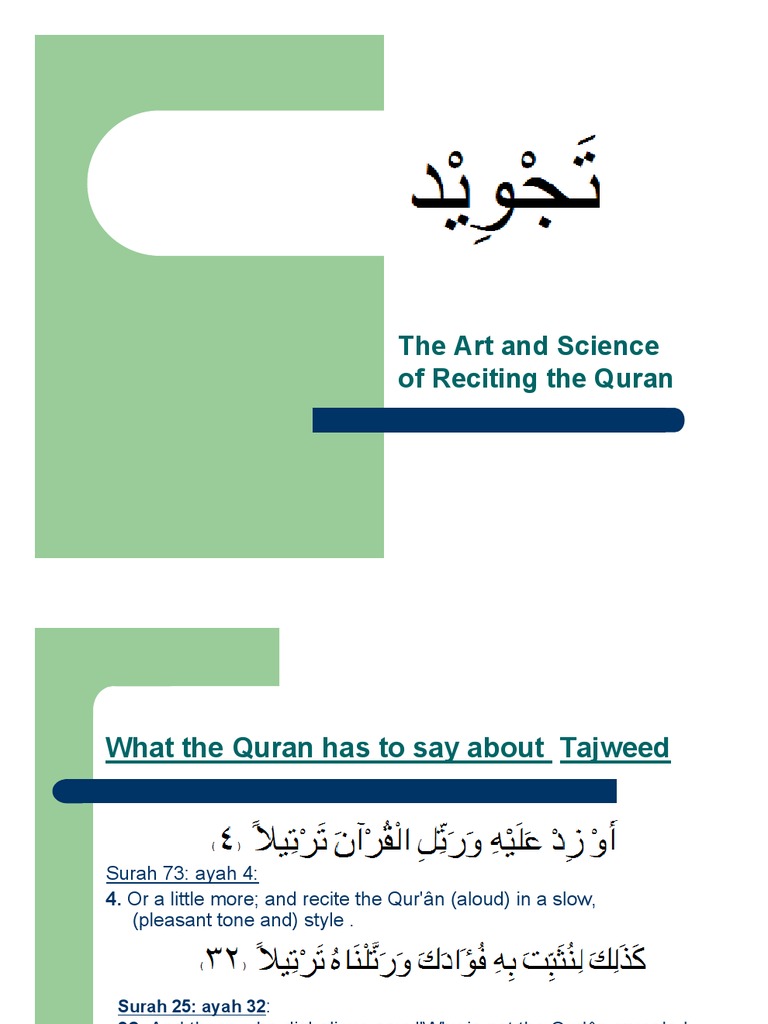Tajweed | PDF | Quran | Islam