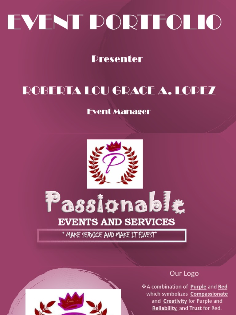 Event Management Portfolio Overview | PDF | Business