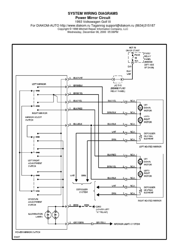 Golf mk3 Wiring Diagram | PDF