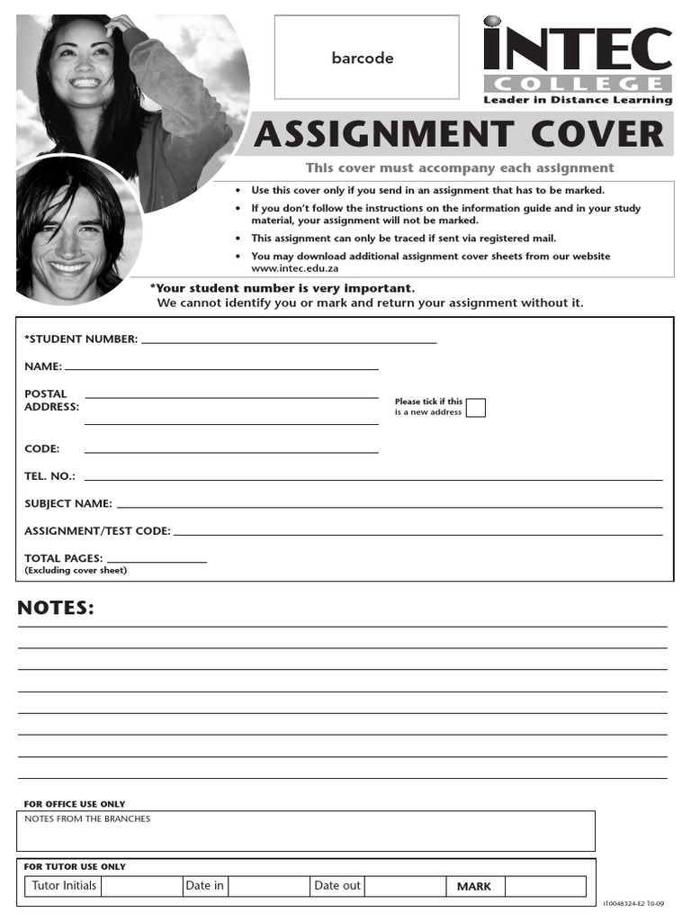 Assignment Cover Sheet PDF | PDF