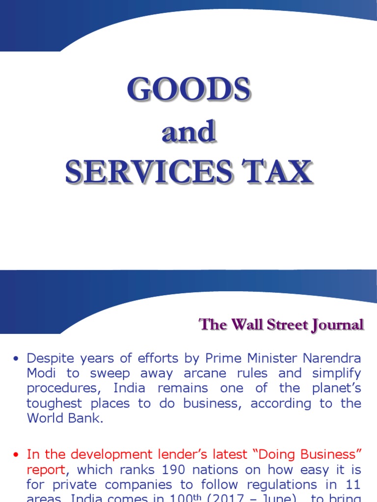 GST Introduction | PDF | Value Added Tax | Taxes