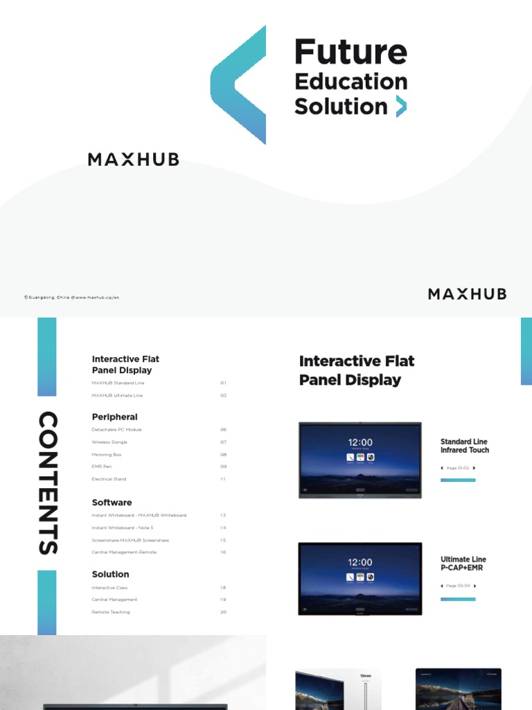Maxhub Education Brochure | PDF | Ios | Operating System