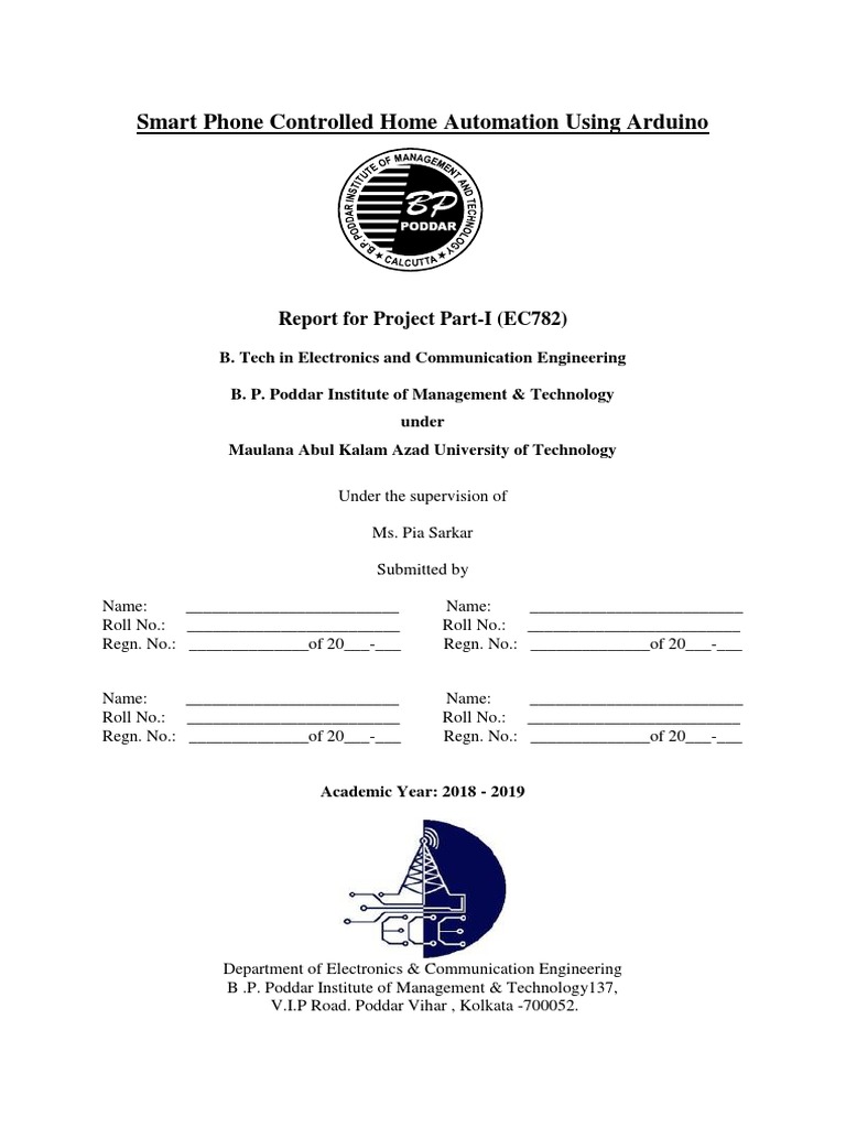 Final Year Project Report | PDF | Engineering | Bluetooth