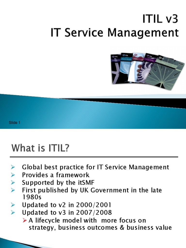 ITIL Management Overview | PDF | It Service Management | Itil