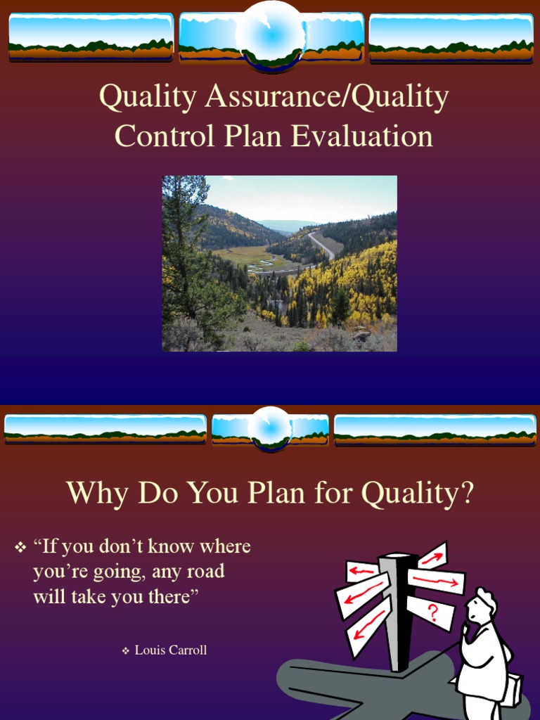 Quality Assurance Plan | PDF | Quality Assurance | Verification And ...