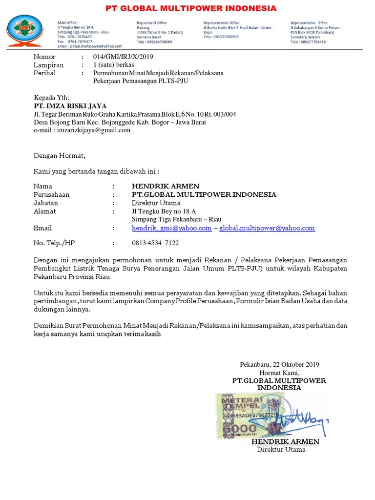 Penawaran Solar Cell GMI | PDF
