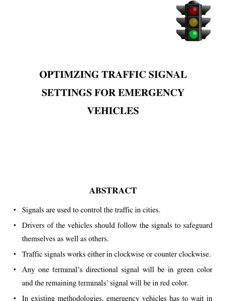 Traffic Signal | PDF | Traffic | Traffic Light